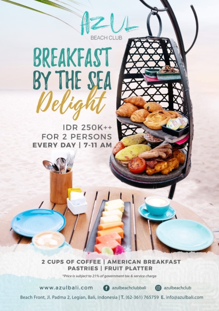 Azul Beach Club Food & Beverage Menus - Lunch / Dinner