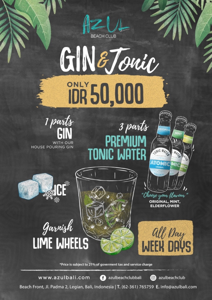 Azul Bali - The Best Beach Club and Restaurant in Legian Bali